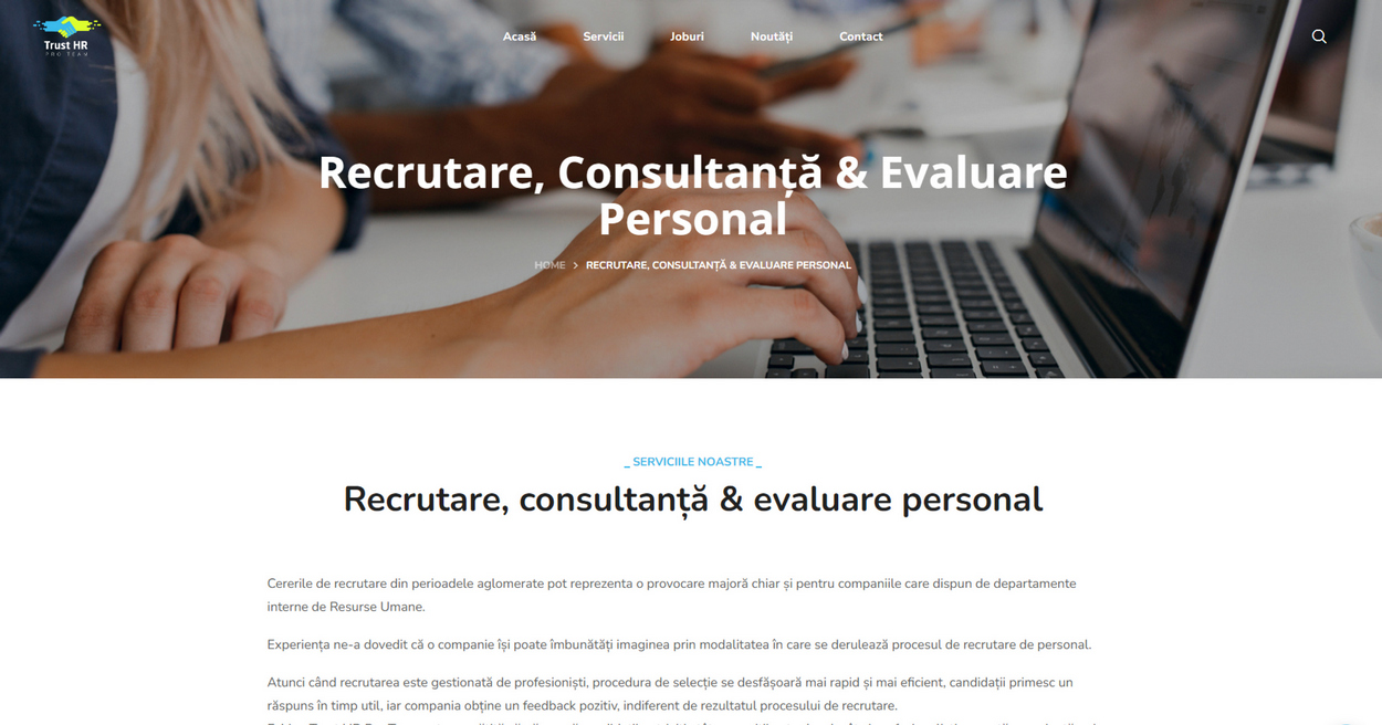 Recrutare, consultanță & evaluare personal - Trust Hr Pro Team